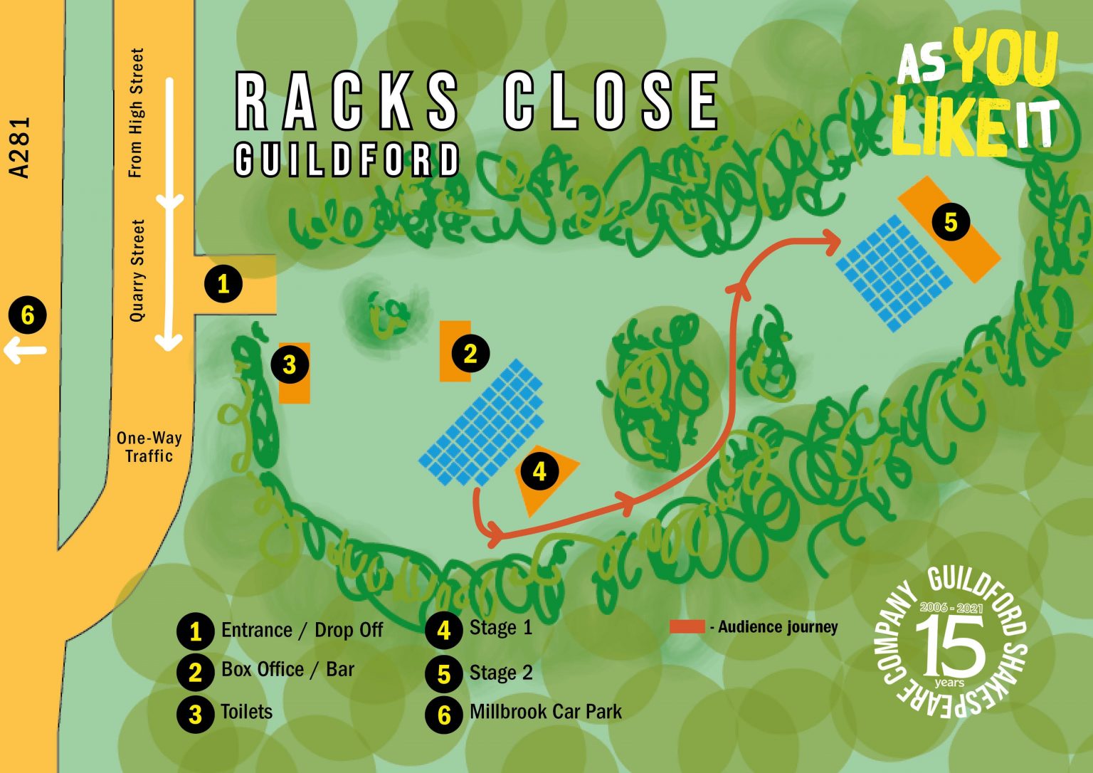 Venues & Directions - Guildford Shakespeare Company